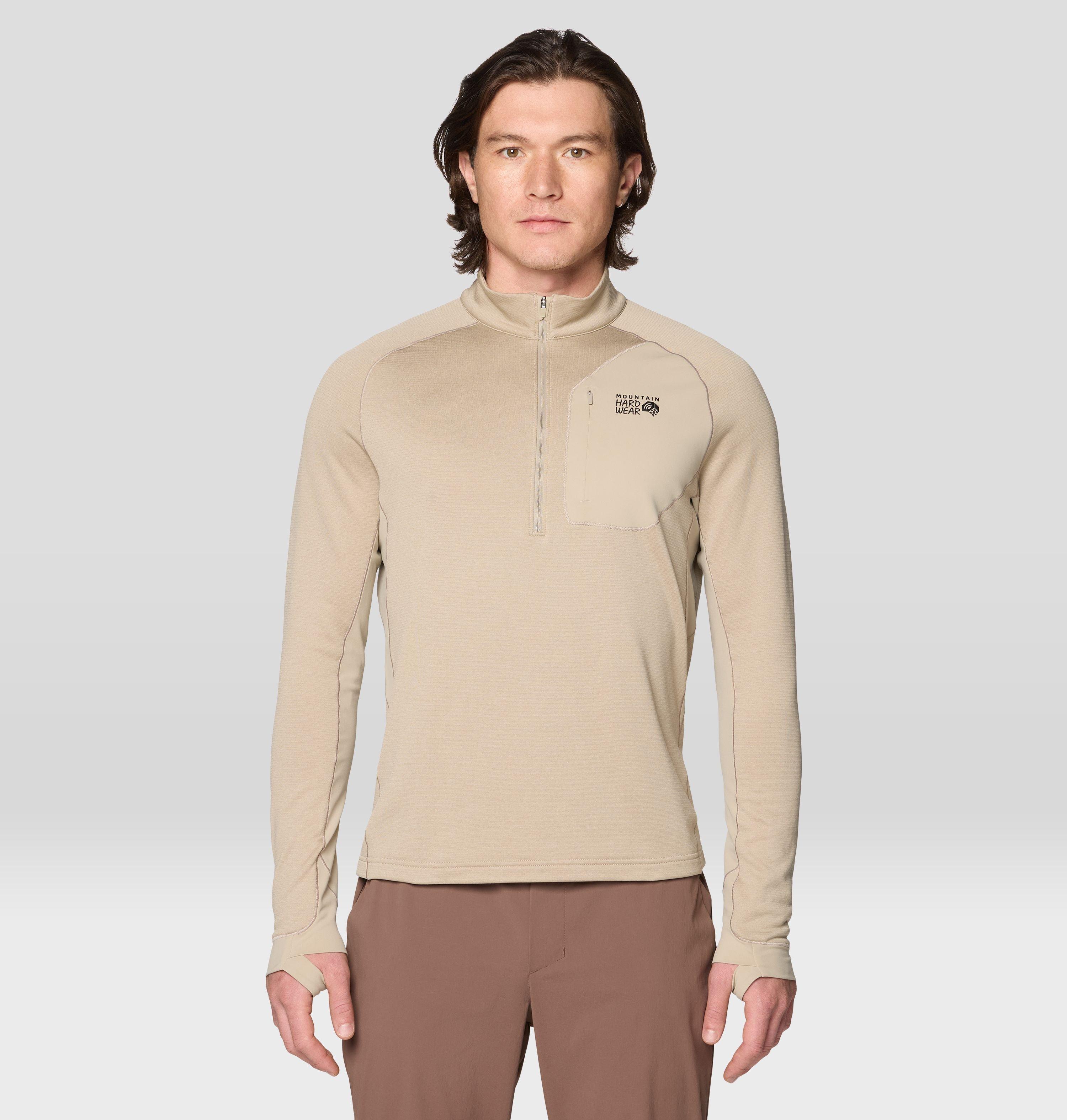 Click here for Mountain Hardwear Mens Up First  Tech Fleece Quart... prices