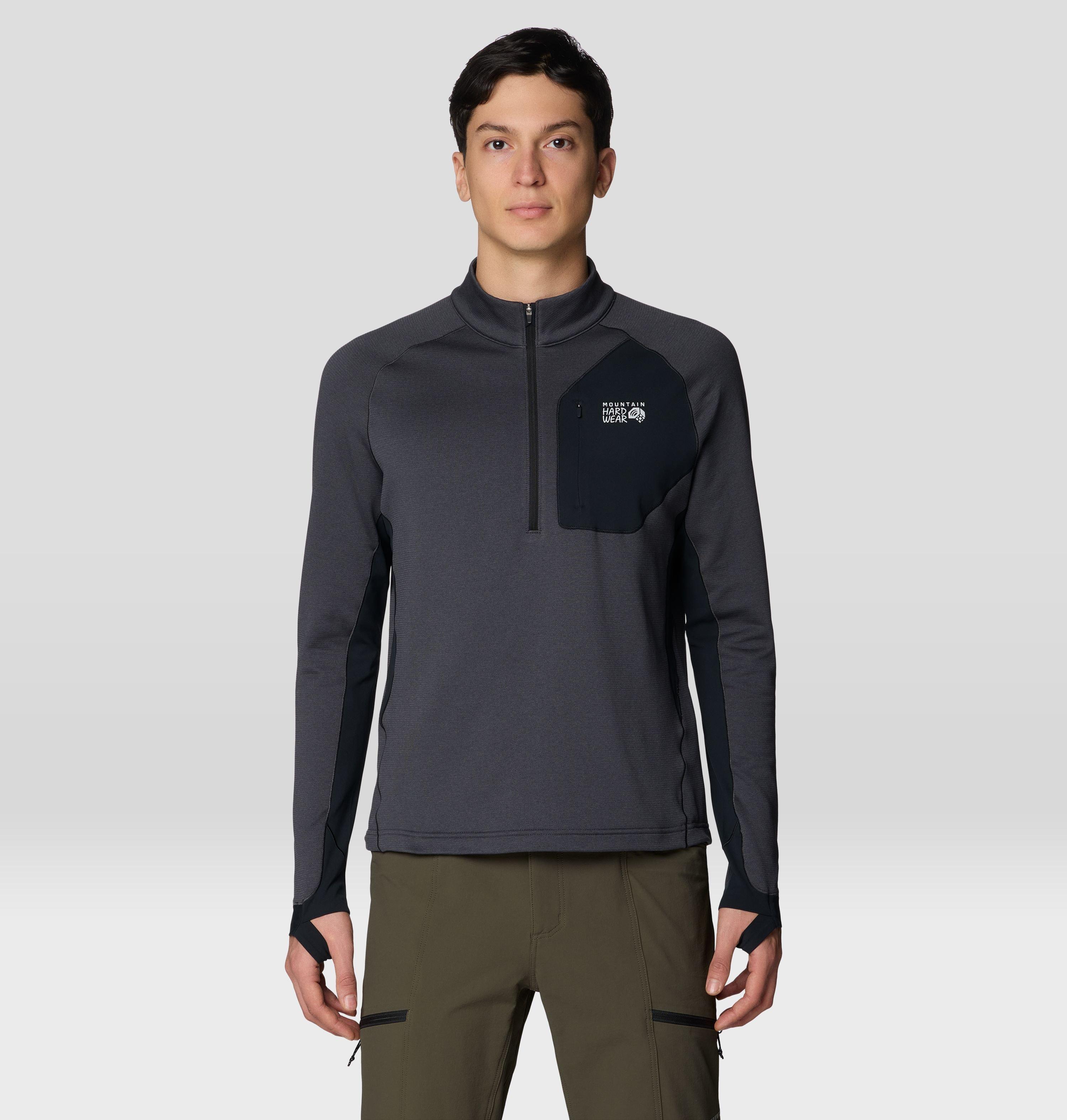 Click here for Mountain Hardwear Mens Up First  Tech Fleece Quart... prices