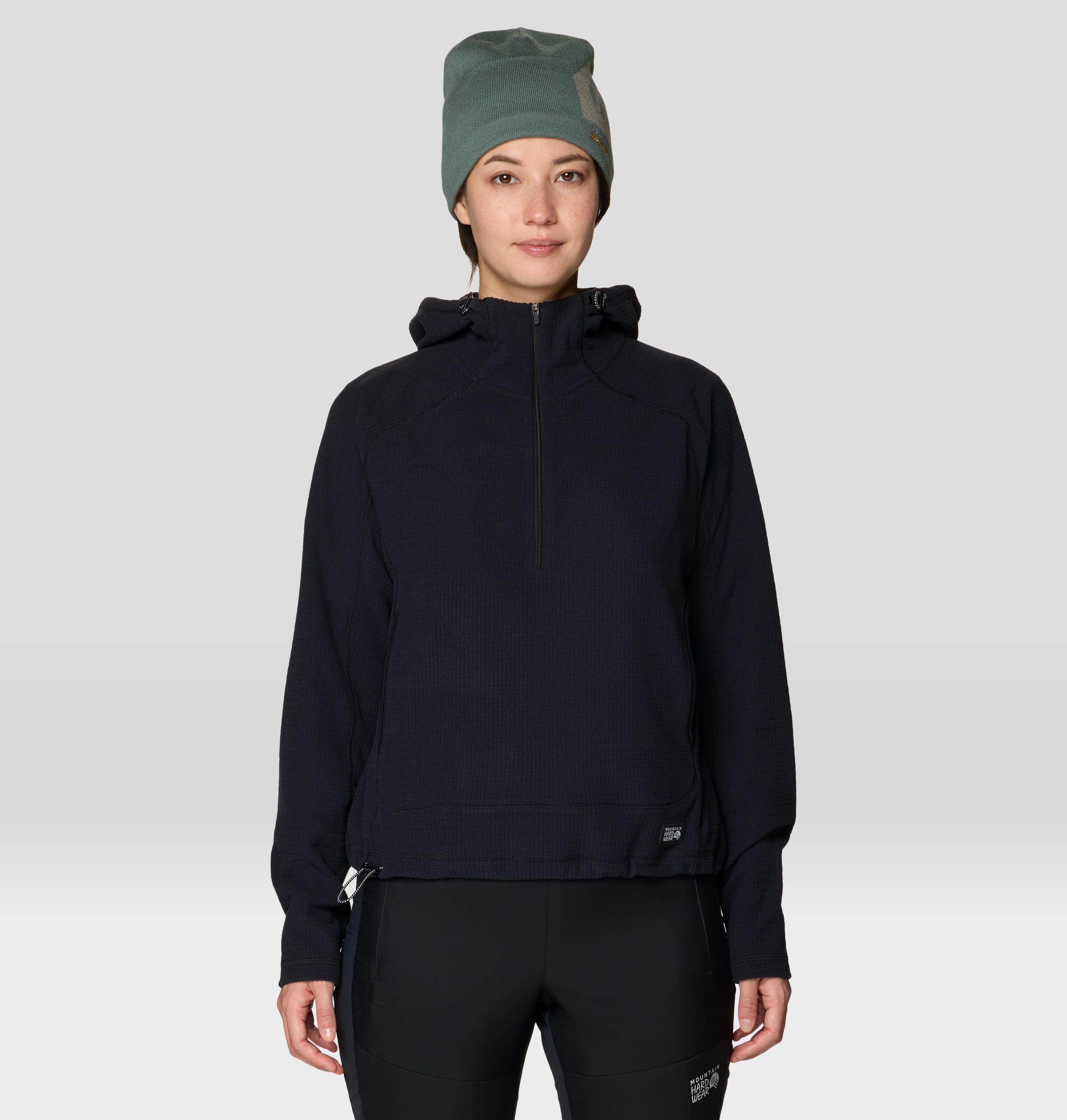 Click here for Mountain Hardwear Womens Summit Grid  Half Zip Hoo... prices