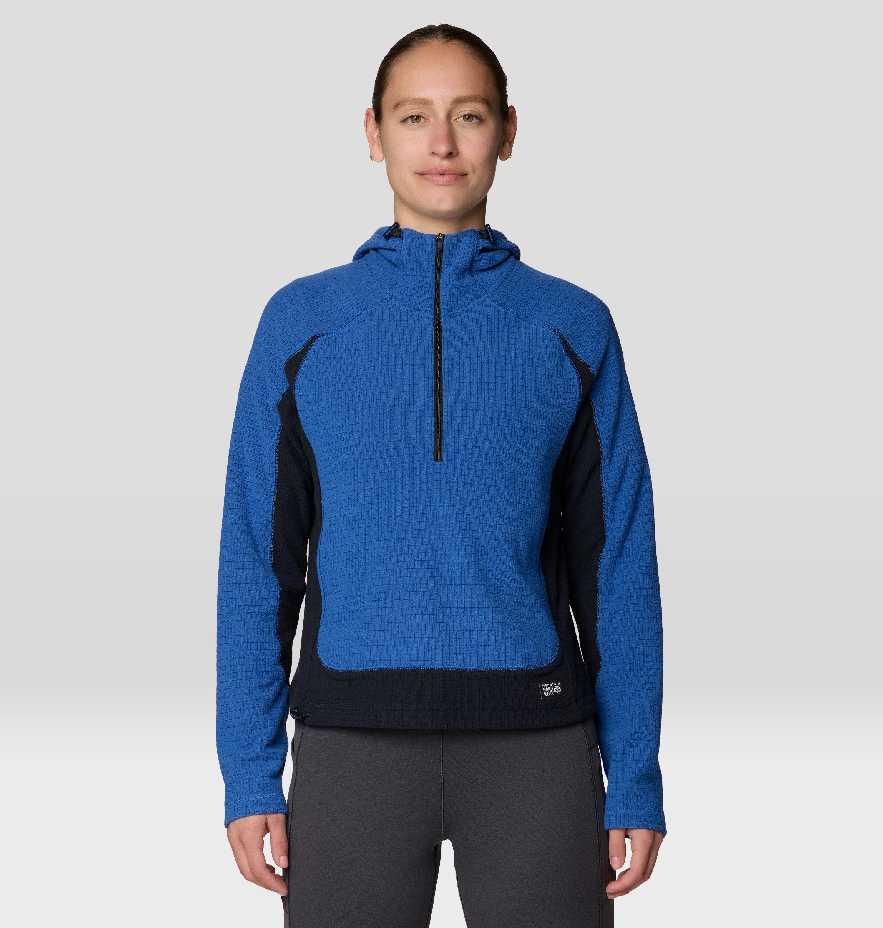 Click here for Mountain Hardwear Womens Summit Grid  Half Zip Hoo... prices