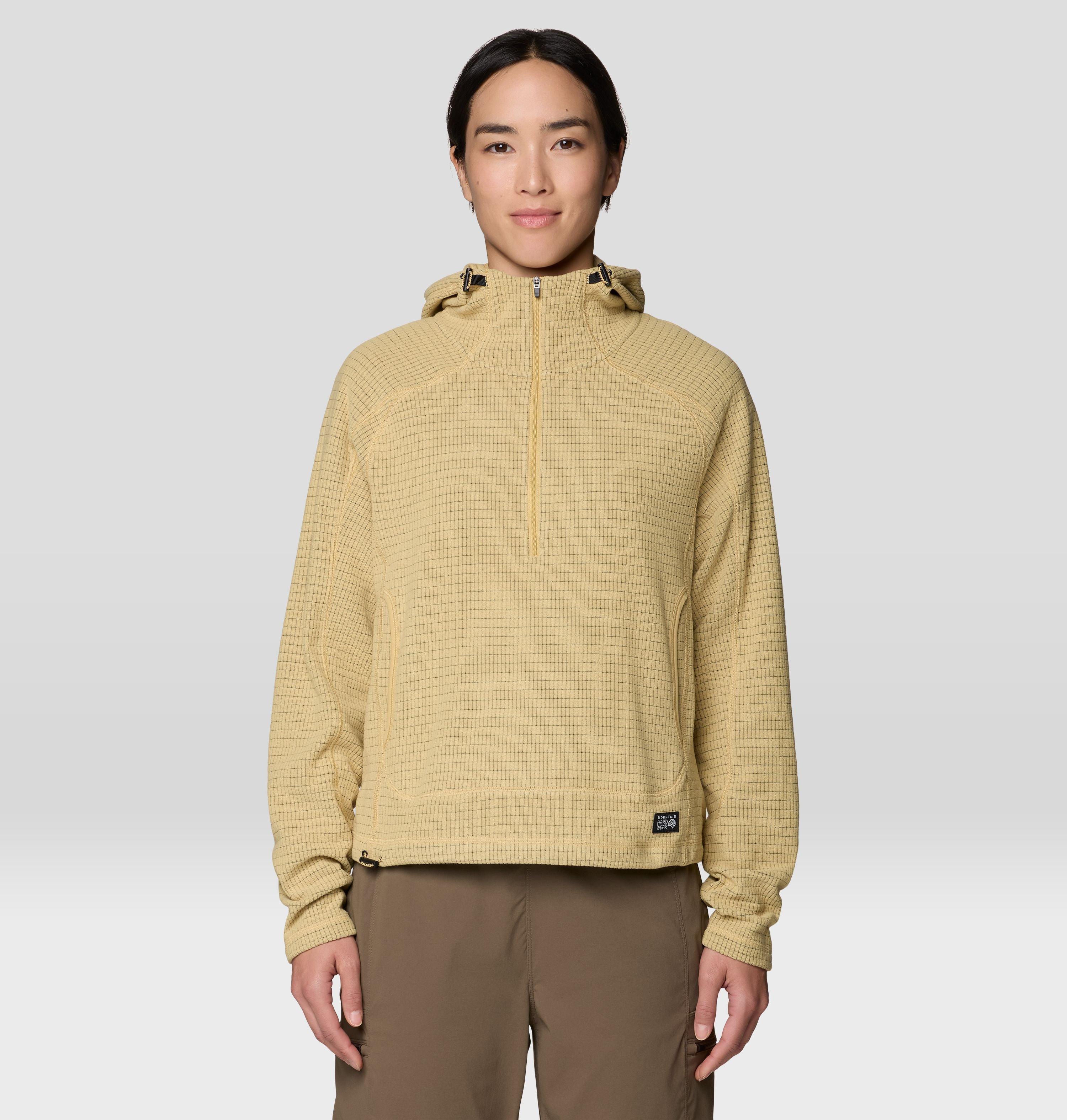 Click here for Mountain Hardwear Womens Summit Grid  Half Zip Hoo... prices