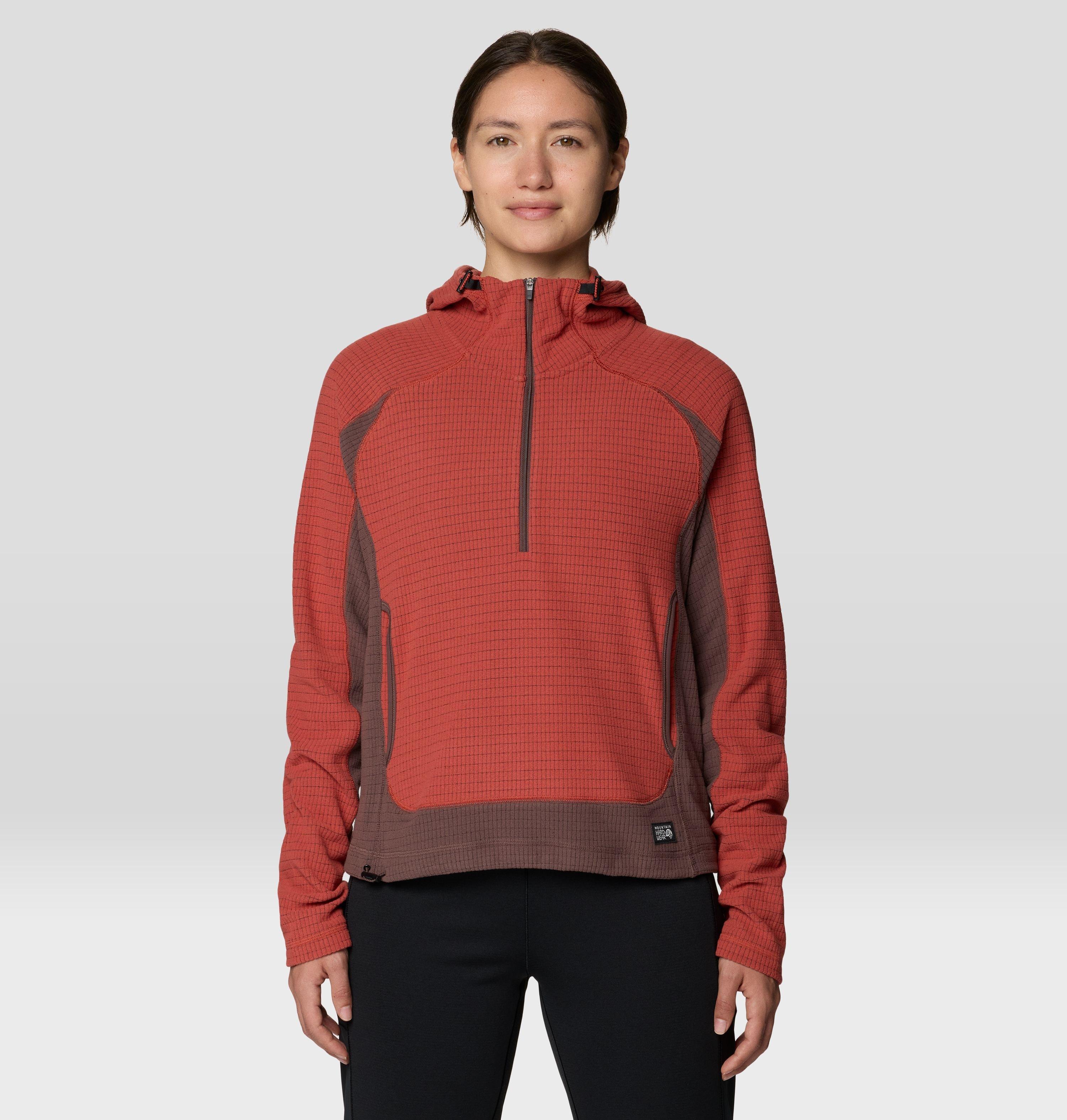 Click here for Mountain Hardwear Womens Summit Grid  Half Zip Hoo... prices